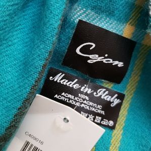 Cejon | Accessories | Cejon Plaid Fringe Scarf | Poshmark